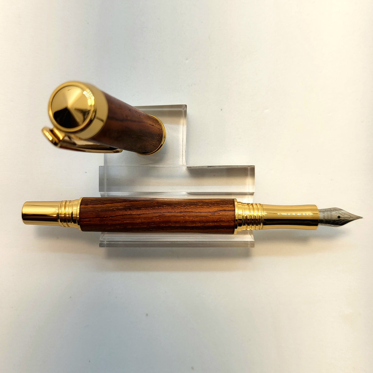 Cocobolo/Gold/Algonquin/Fountain Hand-Turned Pen – Soul Paper