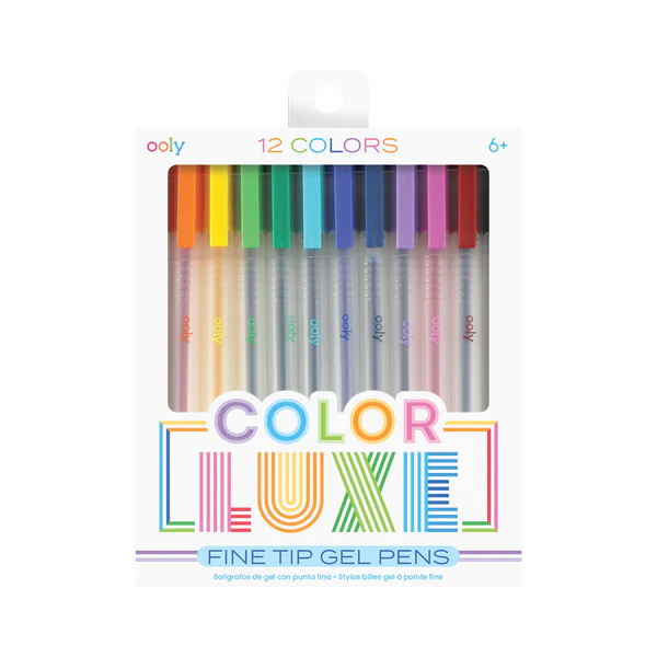 Color Luxe Gel Pens - Set of 12 – Soul Paper